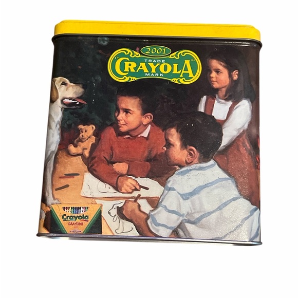 Crayola | Office | Vintage Crayola 20 Norman Rockwell Collectible Tin ...